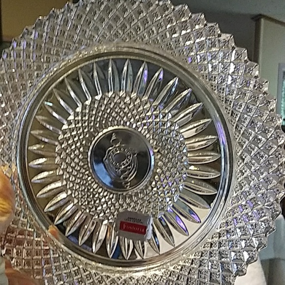Dining | Fostoria 8 Glass Usa Lead Crystal Plate | Poshmark